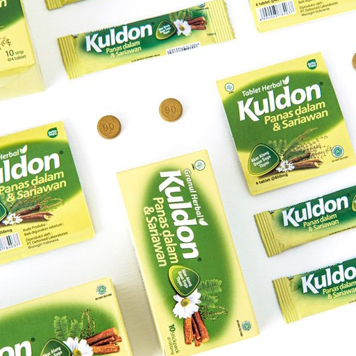 Jual Kuldon Tablet Herbal Panas Dalam dan Sariawan Sachetan (isi 4 ...