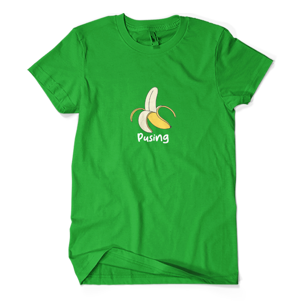 Jual Baju Kaos Pria PUSING Pisang Parodi Plesetan KAOS KAGE | Shopee ... Jual Baju Kaos Pria PUSING Pisang Parodi Plesetan KAOS KAGE | Shopee ...