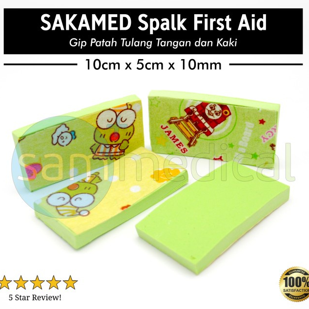 Jual SAKAMED Spalk First Aid / Gip Patah Tulang Tangan dan Kaki PER PCS ...