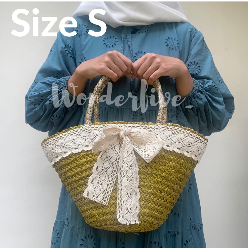 Jual Tas Anyaman Kerajinan Mendong Pandan Rara Gintir Model Bakul Warna ...