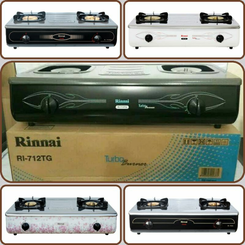 Jual Kompor Gas RINNAI Jumbo 2 Tungku Tipe (RI-712 A)(RI-712 AF)(RI ...