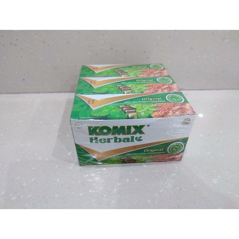 Jual Komix Herbal Original Sachet 3 Pack ( 18 Sachet) / KOMIX HERBAL ...