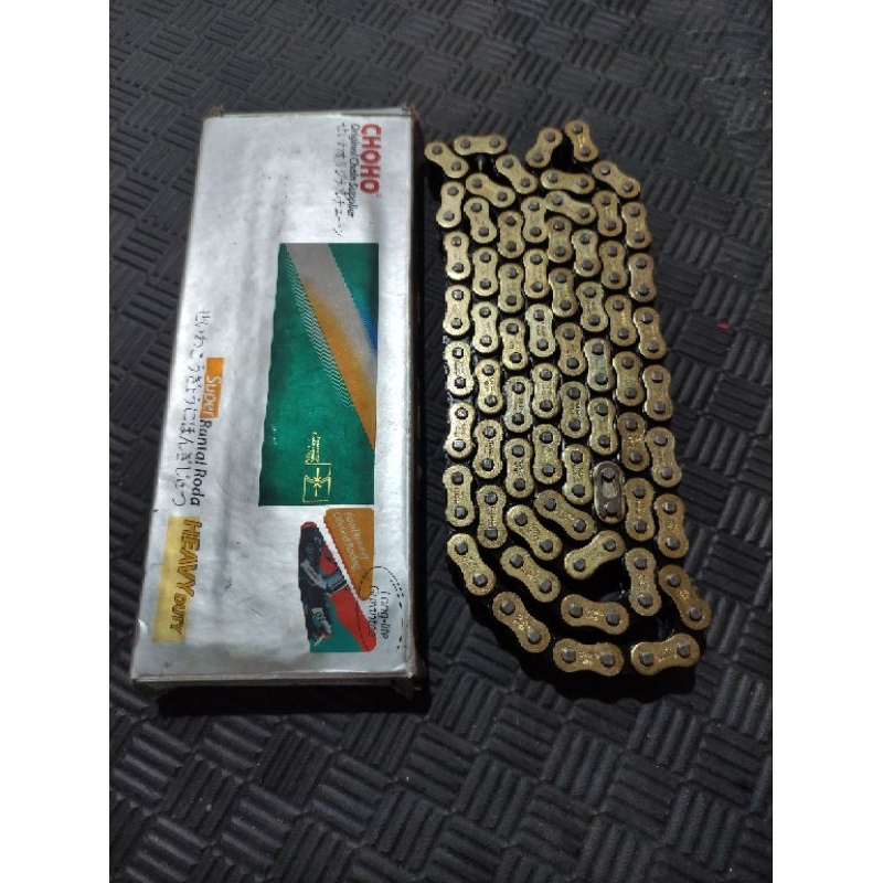 Jual rantai rante roda GOLD choho 428H panjang 120L 140L mata GOLD ...