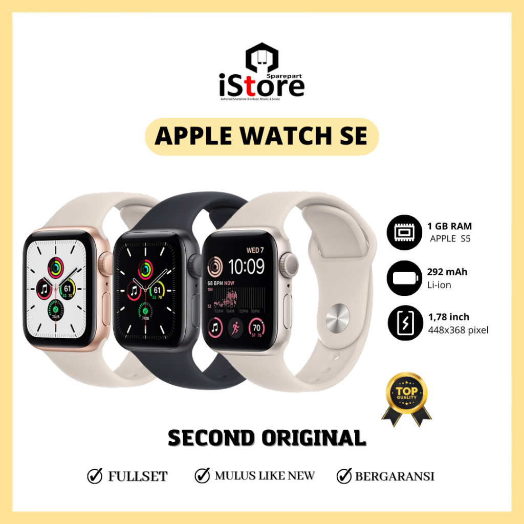Jual iWatch Series SE 40mm- 44mm second mulus | Shopee Indonesia