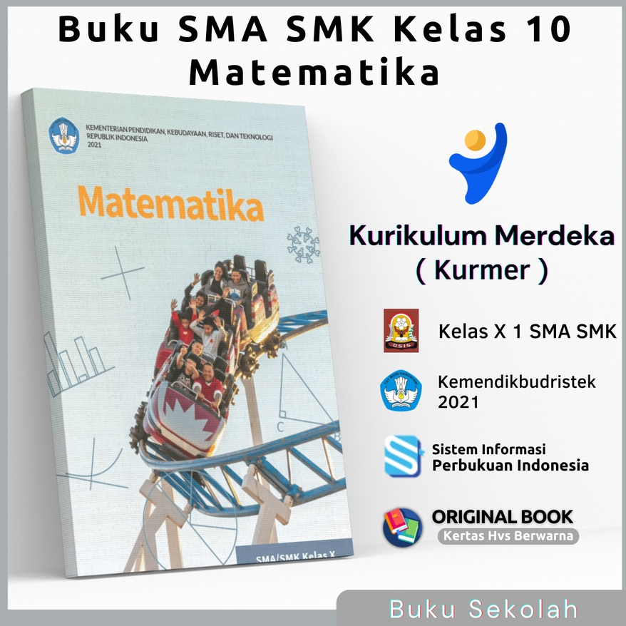 Jual Buku Paket Pelajaran Siswa SMA/SMK Kelas 10 X Mata Pelajaran Matematika MTK Kurikulum ...
