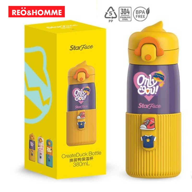Jual Reo&Homme Botol Minum Air Panas Botol Termos Anak Anti Tumpah ...