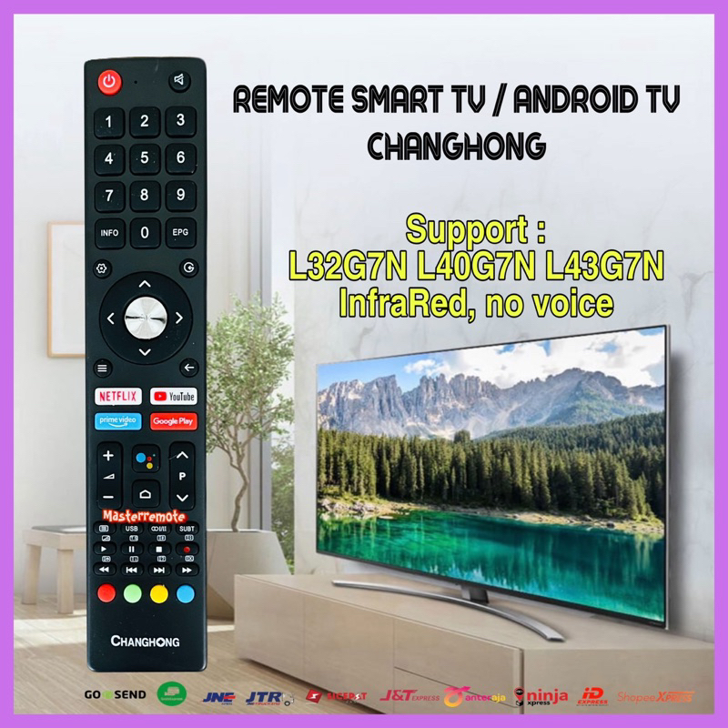 Jual REMOT REMOTE TV CHANGHONG ANDROID T.SILVER | Shopee Indonesia