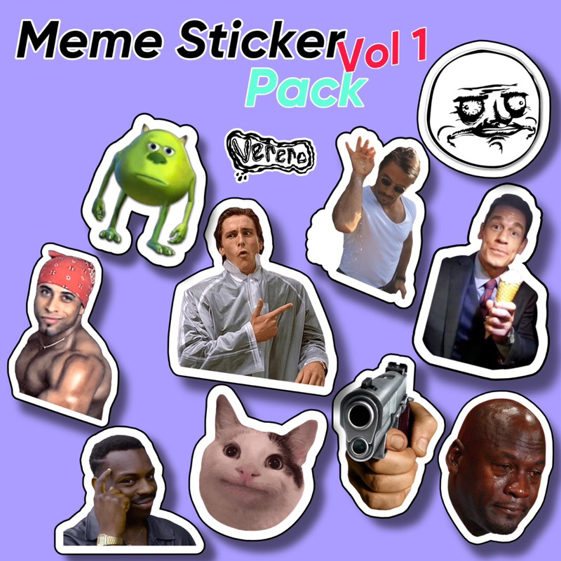 Jual Sticker Meme Viral Vol 1 10 Pcs | Shopee Indonesia