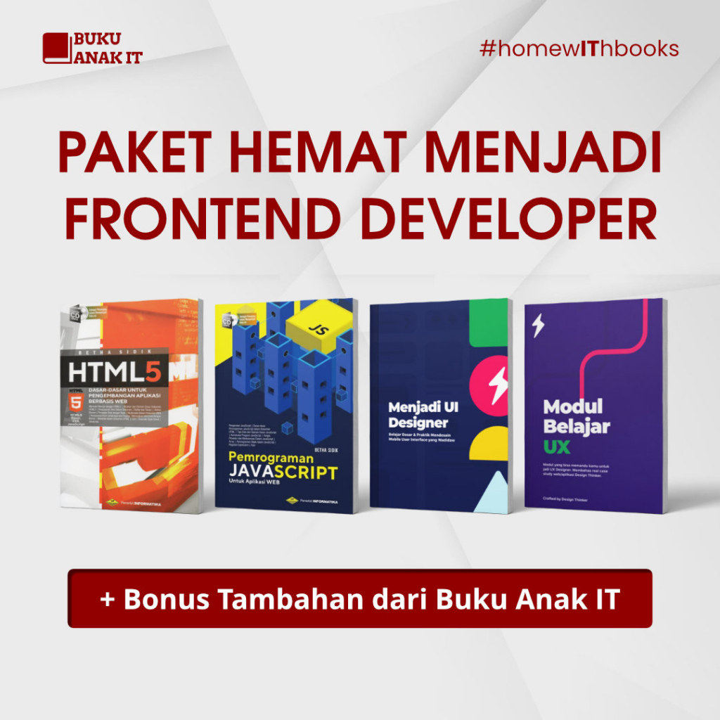 Jual PAKET HEMAT MENJADI FRONTEND DEVELOPER ANDAL | Shopee Indonesia