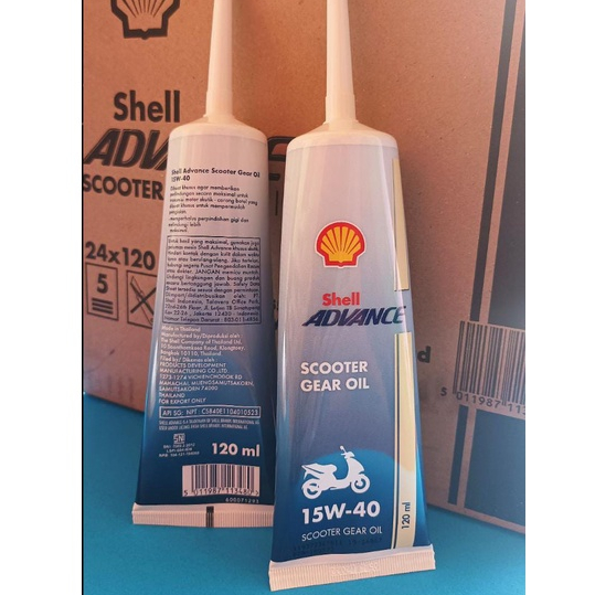 Jual OLI OIL GEAR GARDAN SHELL ADVANCE 120 ML 15W - 40W ORIGINAL ...