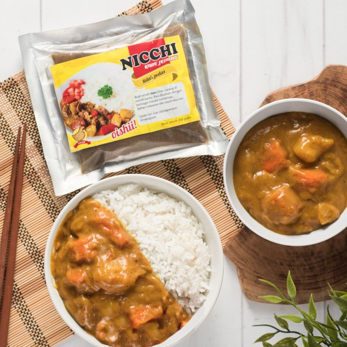 Jual Nicchi Bumbu Kare / Kari Ayam Jepang Tidak Pedas - Halal - No MSG ...