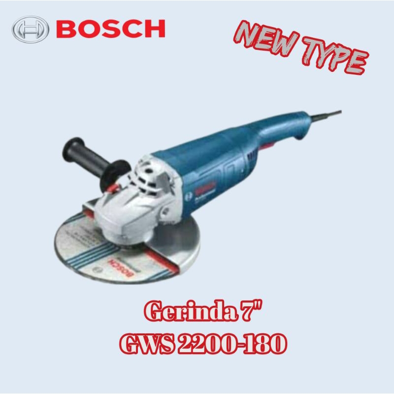 Jual BOSCH Angle Grinder 7 Inch GWS 2200-180 Gerinda Tangan Listrik ...