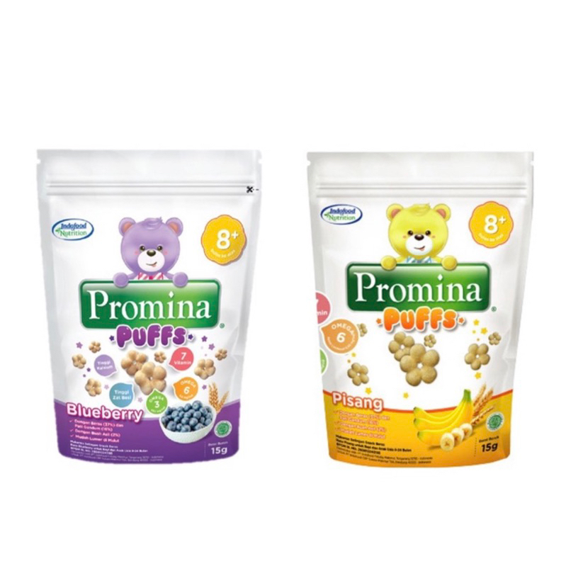 Jual Promina Puffs Pisang 15g & Promina Puffs Blueberry 15g | Shopee ...
