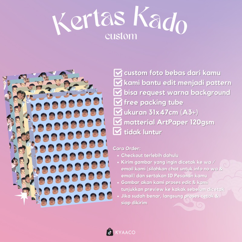 Jual Kertas Kado Custom | Shopee Indonesia