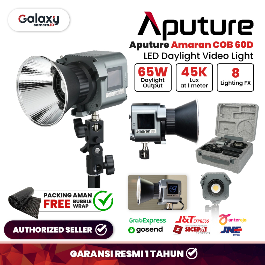 Jual Aputure Amaran COB 60D 60 D LED Daylight Video Light 65W Garansi ...