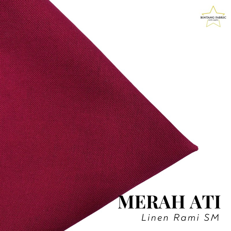 Jual Bahan Kain Linen Rami SM 0,5 Meter | Shopee Indonesia