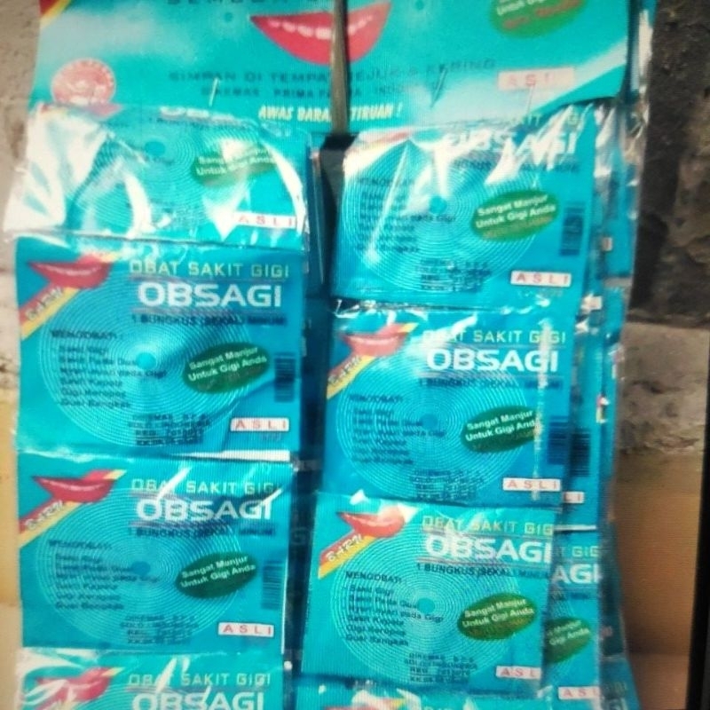 Jual OBSAGI OBAT SAKIT GIGI DAN GUSI MEMBENGKAK | Shopee Indonesia