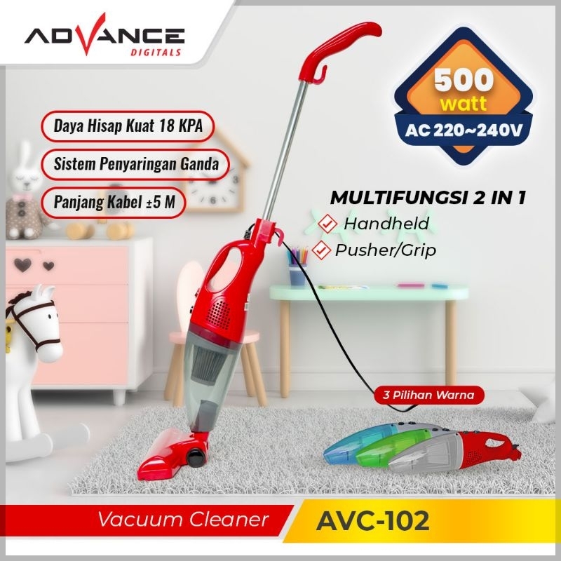 Jual Advance Vacum Cleaner avc-102 / vacum mobil AVC-102 500w 2in1 ...