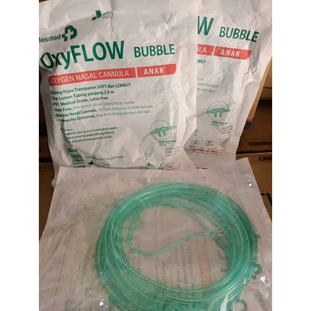 Jual Nasal Canul Anak Oxyflow Besmed Hijau | Shopee Indonesia
