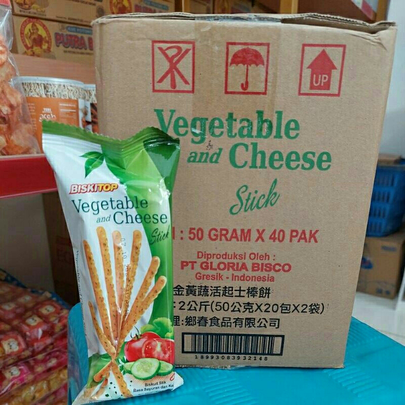 Jual BISKITOP - VEGETABLE STICK 1Pcs 50g Biskuit Anak Dewasa Enak ...