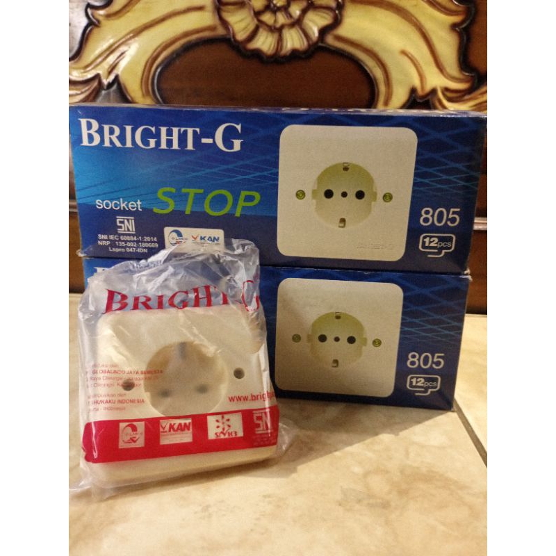 Jual STOP KONTAK IB - STOP KONTAK BRIGHT-G | Shopee Indonesia