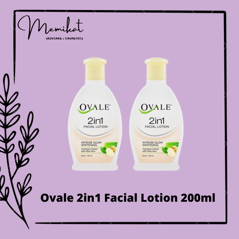 Jual Ovale 2in1 Facial Lotion 200ml | Shopee Indonesia