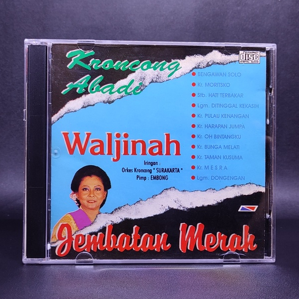 Jual CD WALJINAH - KRONCONG ABADI JEMBATAN MERAH & ALBUM EMAS WALDJINAH ...