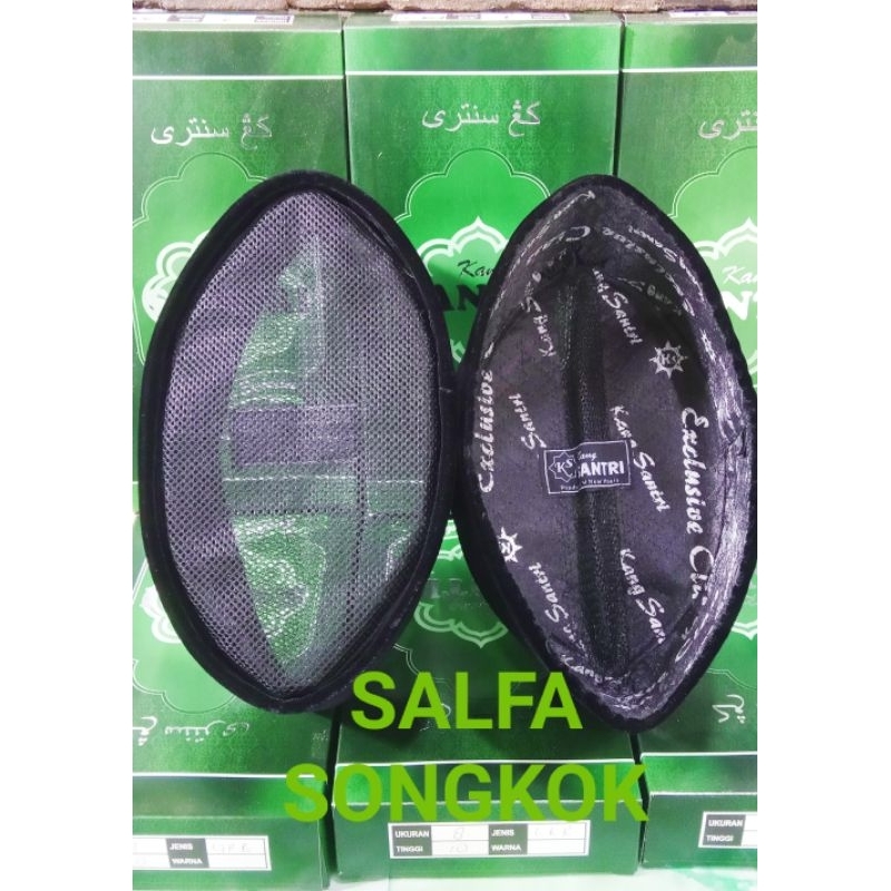 Jual (TINGGI 9 & 10) SONGKOK EXCLUSIVE KANG SANTRI MOTIF FULL AC ~ PECI ...
