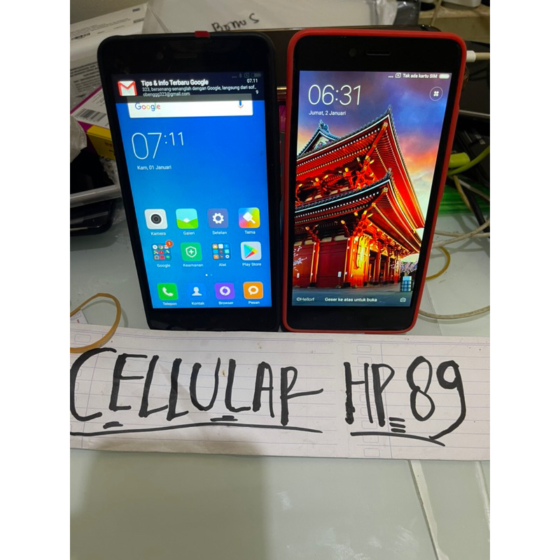 Jual Xiaomi Redmi Note 2 Ram 2GB Internal 16GB 4G LTE Seken Mulus ...