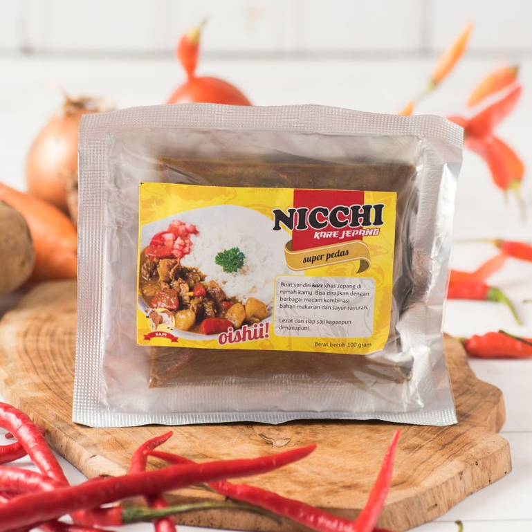 Jual Nicchi Bumbu Kare / Kari Sapi & Ayam Jepang 100gr - Halal - PIRT ...
