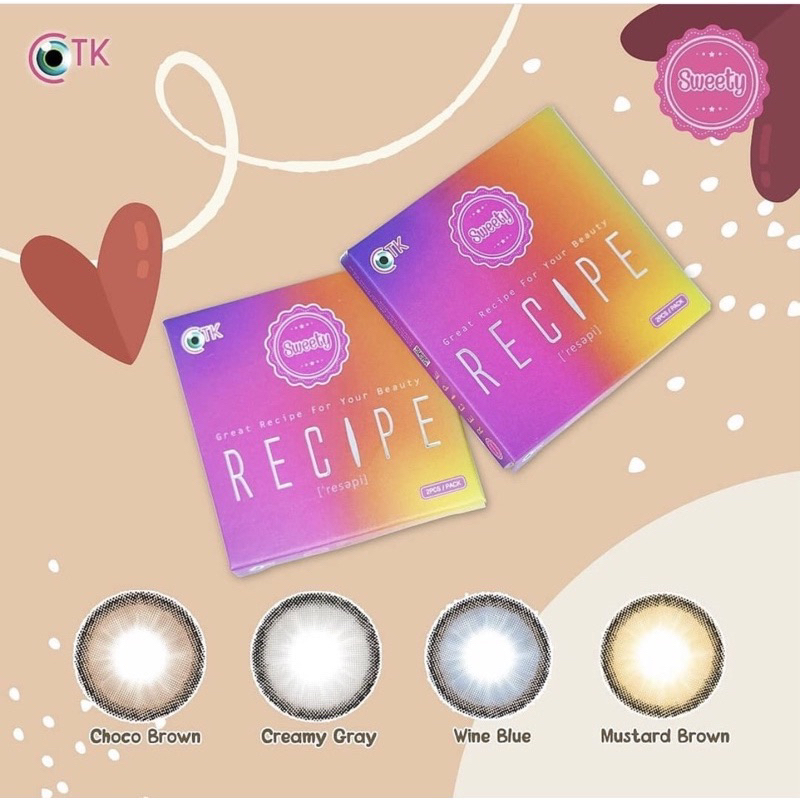 Jual Soflens RECIPE BESTSELLER 14.5mm CTK ( Bisa Instant Jogja ...