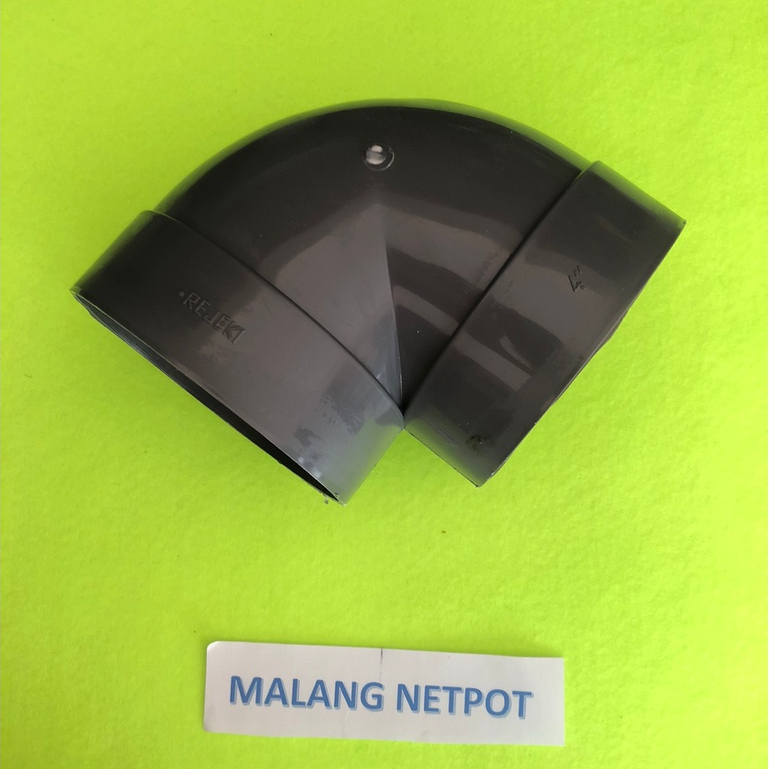 Jual Sambungan Pipa PVC KNEE 4" Kni/Elbow/L 4 INCH/knee 4 dim | Shopee ...