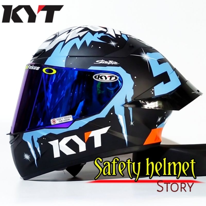 Jual Helm full face Kyt TT-COURSE - original Jaume masia winter (paket ganteng) | Shopee Indonesia