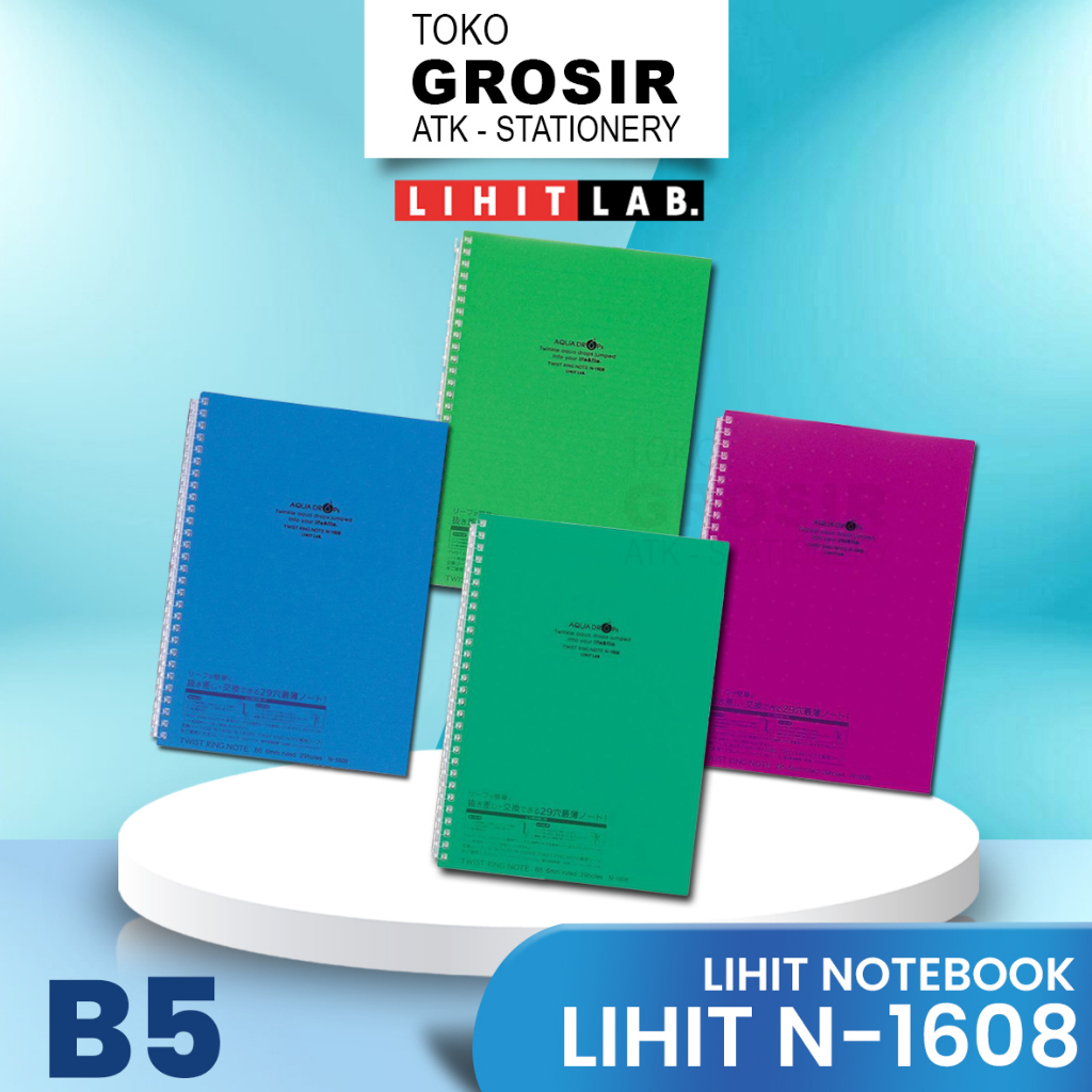 Jual LIHIT LAB Buku Tulis Notebook B5 Refillable N-1608 | Shopee Indonesia