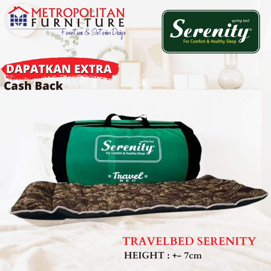 Jual Travel Bed Elite Serenity Kasur Lipat Lantai Travelbed Piknik ...
