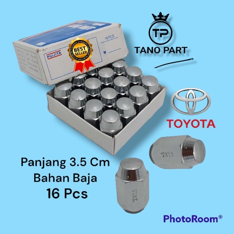 Jual Mur Roda Baut Lugnut Racing Mobil Toyota AGYA CALYA Bahan Baja ...