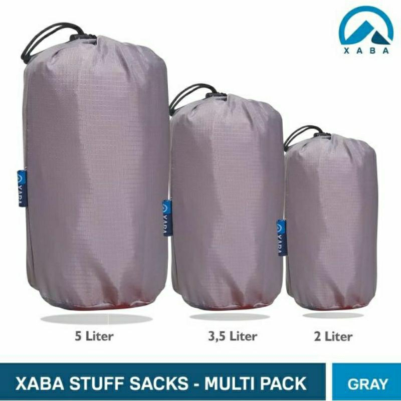 Jual XABA Stuff Sacks Multipack 2 & 3,5 & 5 Liter (3pcs/set) | Shopee ...