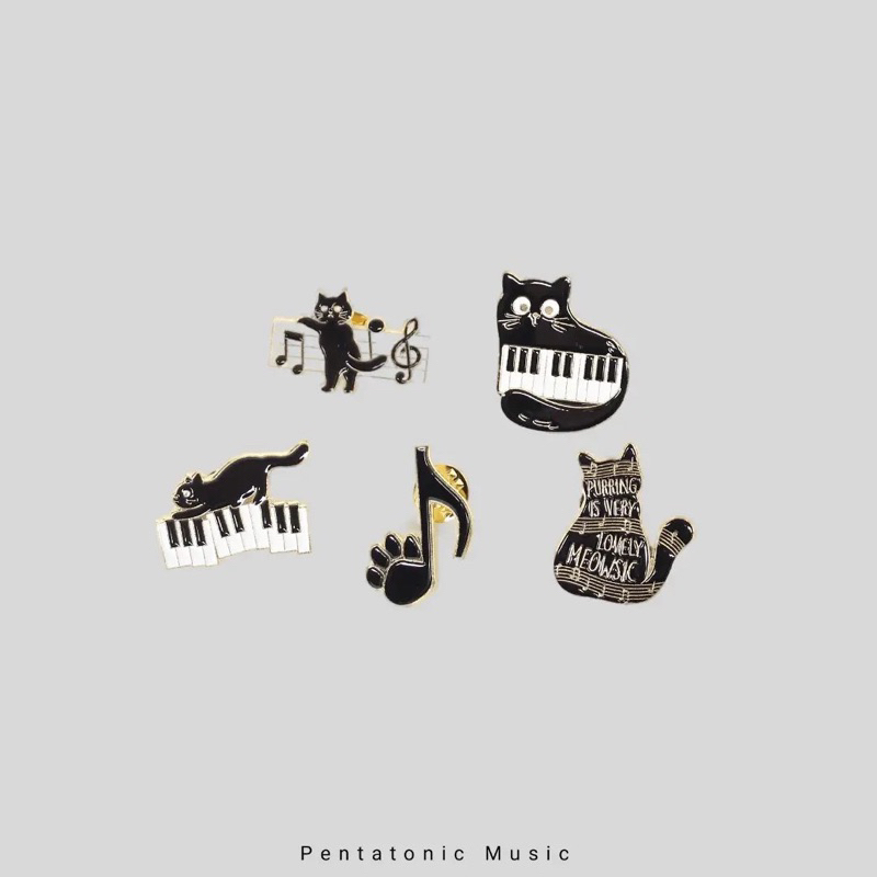 Jual Meowsic Push Pin Bros Piano Kucing Unik Pentatonic Music | Shopee ...