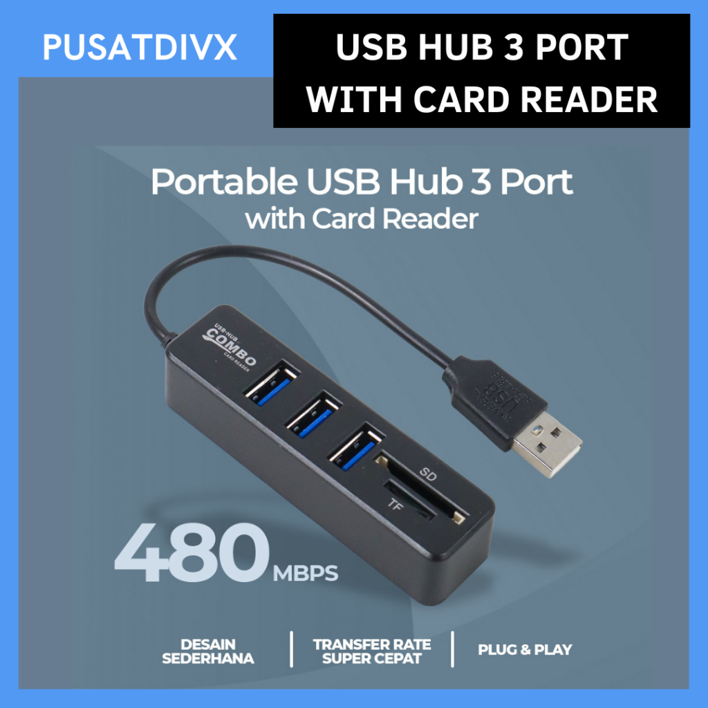 Jual SANJI KEBIDU PORTABLE USB HUB 3 PORT WITH CARD READER PC LAPTOP ... Jual SANJI KEBIDU PORTABLE USB HUB 3 PORT WITH CARD READER PC LAPTOP ...