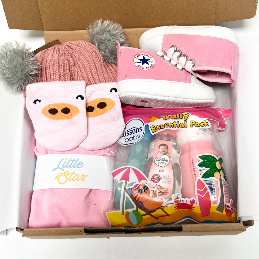Jual Hampers Newborn Baby Gift Set Kado Baju Sabun Perlengkapan Mandi ...