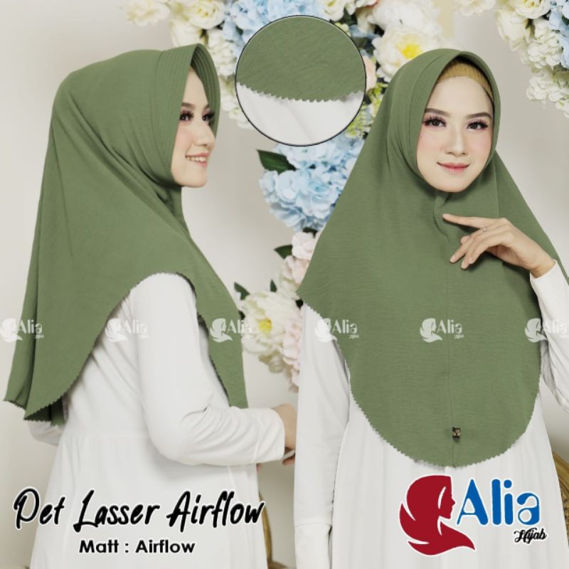Jual Hijab bergo pet laser crinkle airflow ori aliyah collection ...