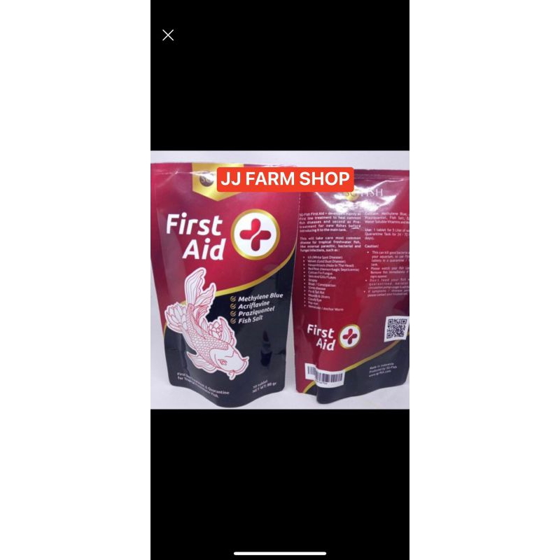 Jual FIRST AID plus tablet obat ikan jamur ws kutu methylene blue ...