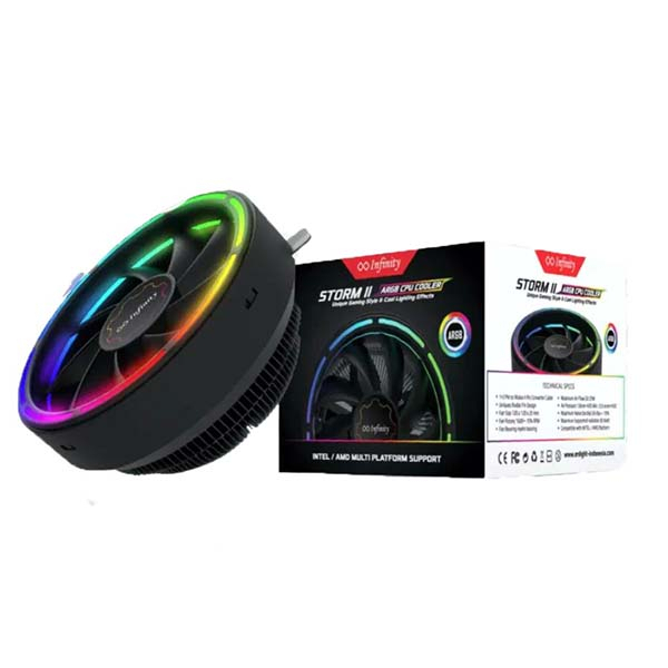 Jual INFINITY STROM II ARGB CPU COOLER INTEL & AMD | Shopee Indonesia