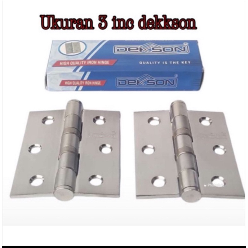 Jual engsel jendela dekkson tebal Dekkson Engsel 3 Inch Tebal PROMO ...