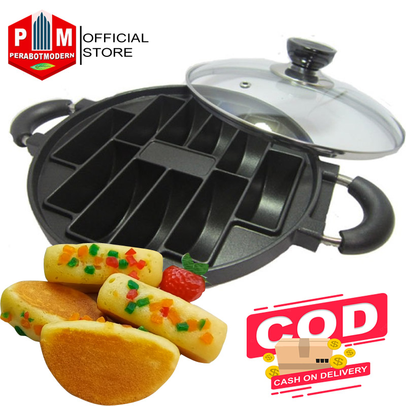 Jual Cetakan Kue Pukis 10 Lubang Teflon / Cetakan Kue Pancong Kue ...