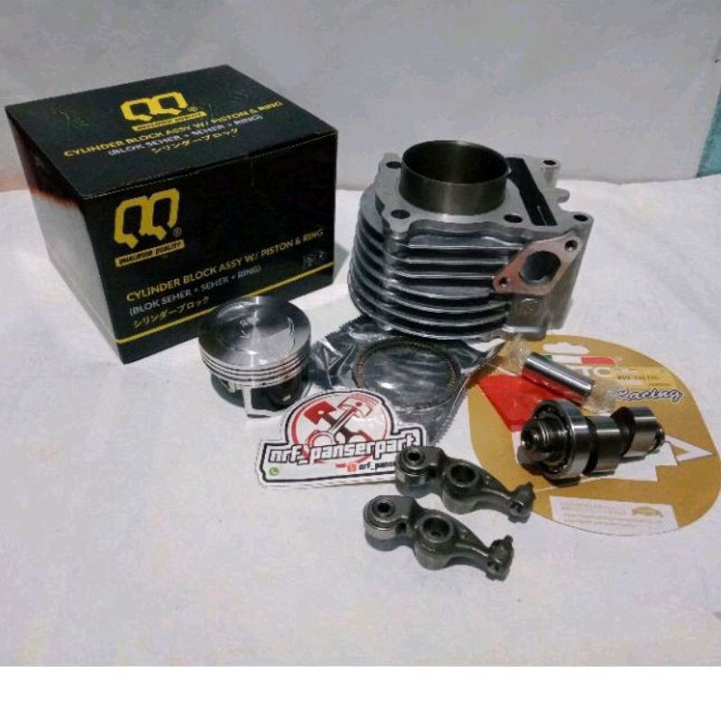 Jual PAKET BORE UP 150 CC BLOK SEHER/BORING PISTON SET MIO 58,5 BORE UP 150 CC YAMAHA MIO SPORTY ...