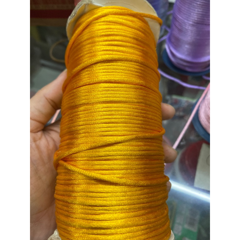 Jual (2meter)TALI SENGKELIT SATIN/ TALI CINA 2mm | Shopee Indonesia