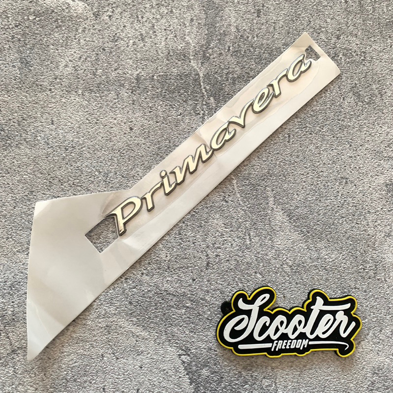 Jual Sticker Emblem Vespa Primavera Body Samping Original | Shopee ...