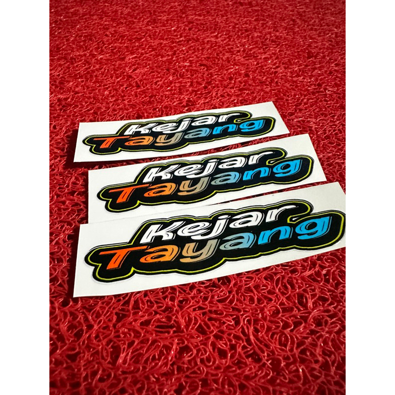 Jual stiker kejar tayang | Shopee Indonesia