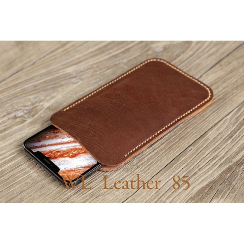 Jual Dompet sarung hp kulit asli handmade WL12 | Shopee Indonesia